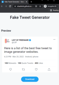 9 Mejores Sitios Web Generadores De Mensajes Falsos En Twitter ...